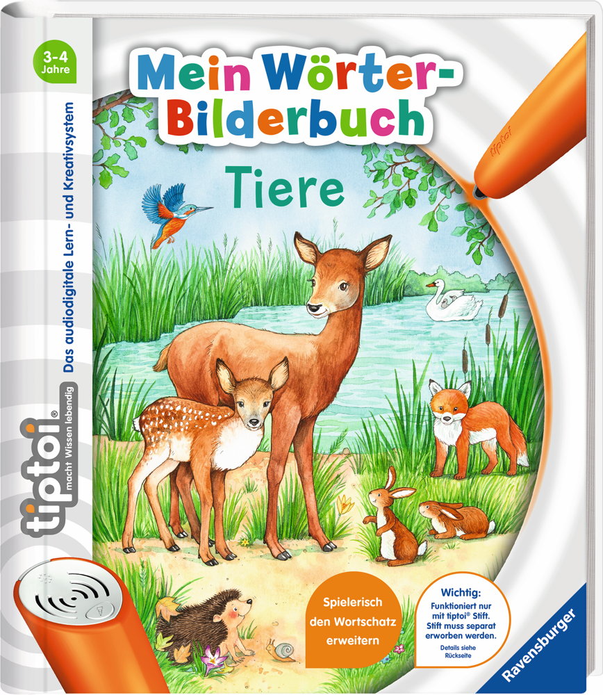 Ravensburger tiptoi Buch Mein Wörter-Bilderbuch Tiere 55419