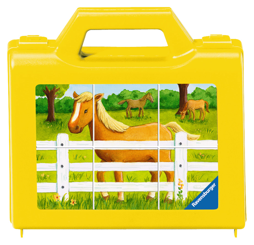 6 Teile Ravensburger Kinder Würfel Puzzle Mein Bauernhof 07463