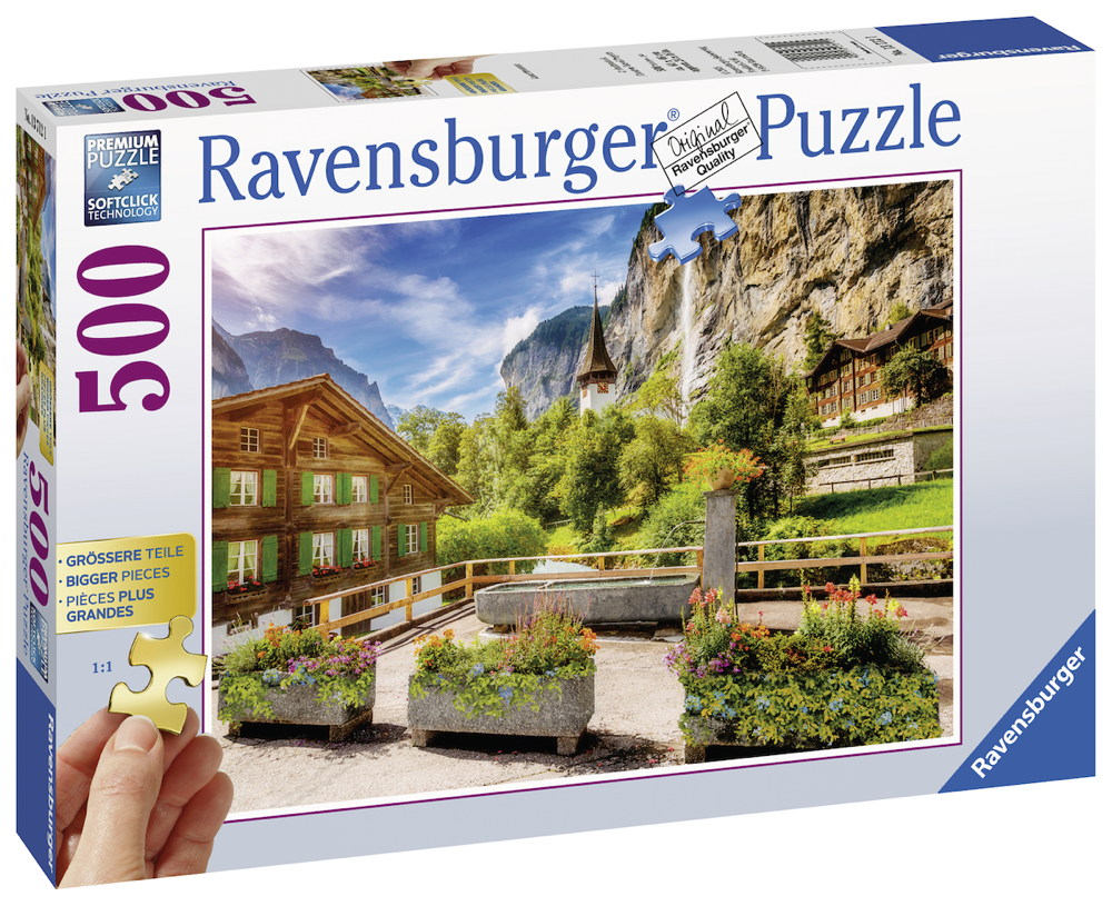 500 Teile Ravensburger Puzzle Gold Edition - größere Teile ...