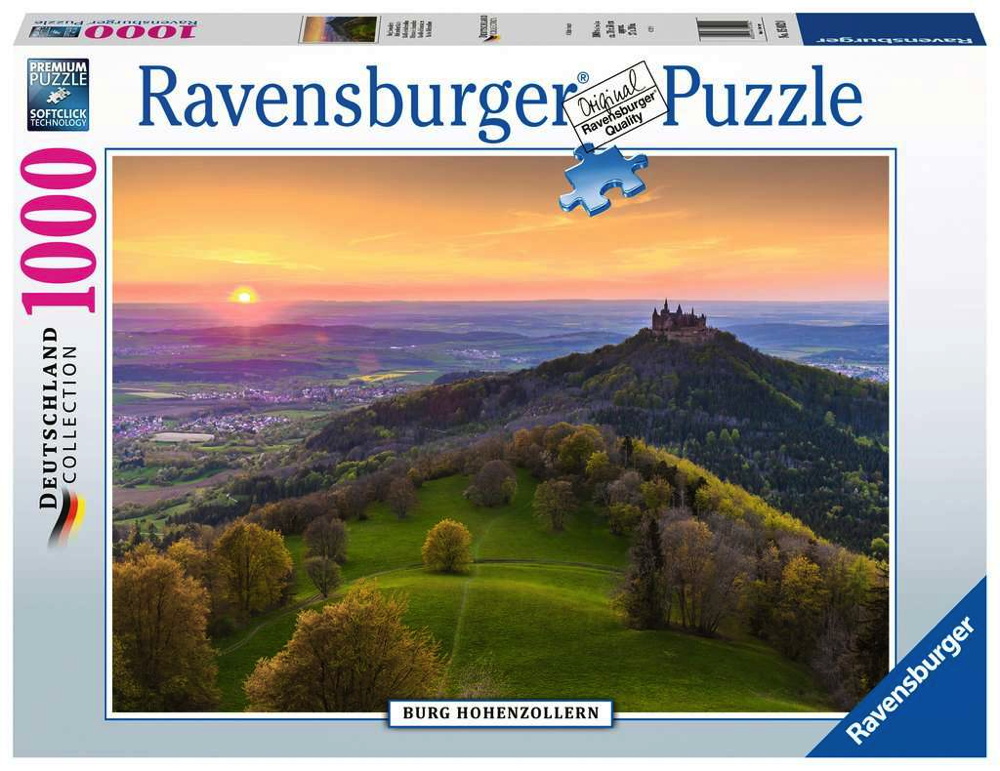 1000 Teile Ravensburger Puzzle Deutschland Collection Burg Hohenzollern ...