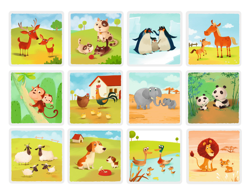 24 Karten Ravensburger Kinderspiel Legekartenspiel Mein erstes XL ...