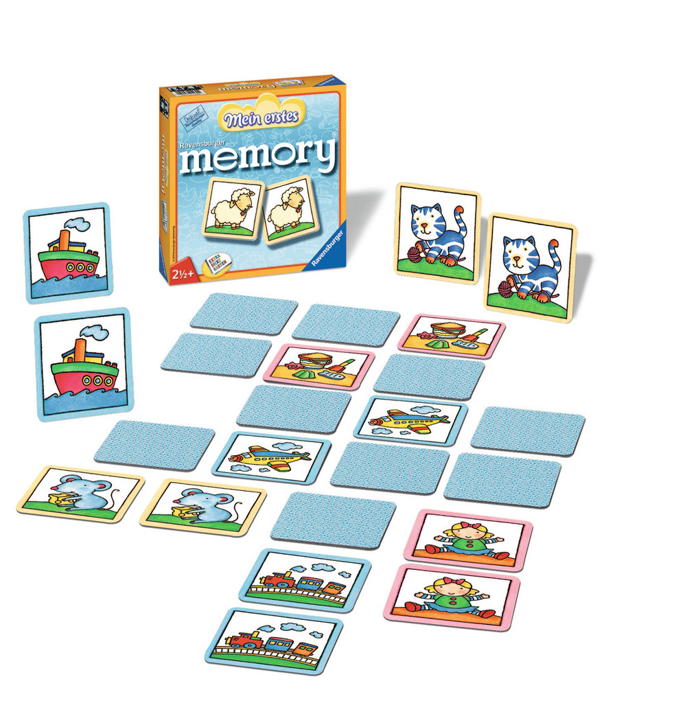 24 Karten Ravensburger Kinderspiel Legekartenspiel Mein erstes memory 21130