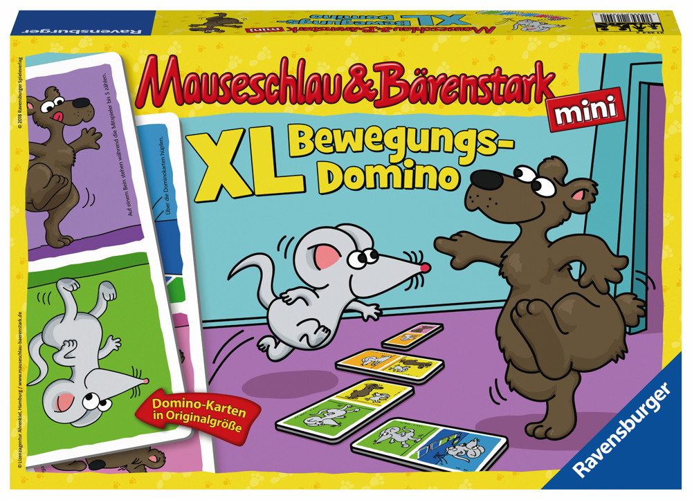 Ravensburger Kinderspiel Legespiel Mauseschlau & Bärenstark XL ...