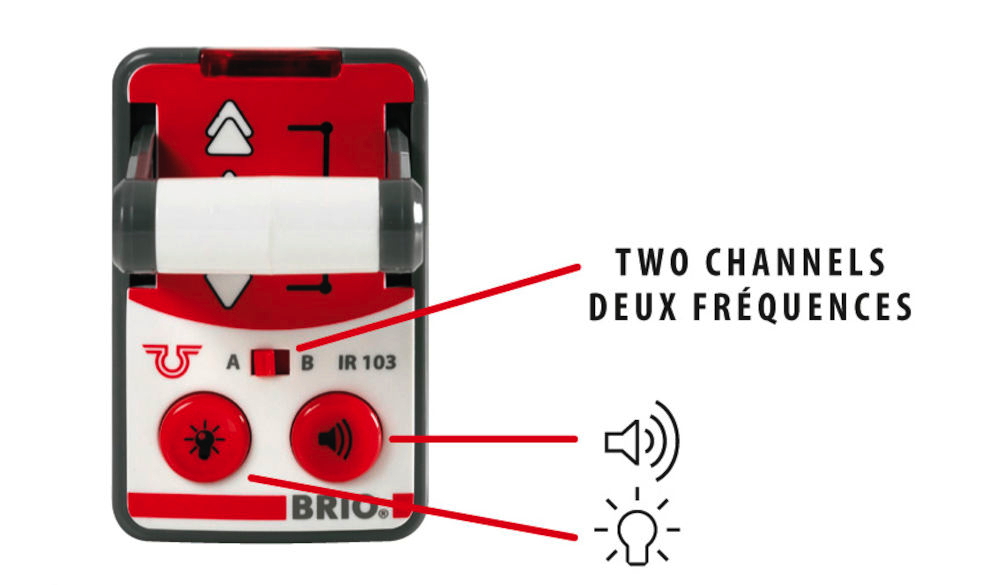 Brio World Eisenbahn Zug IR Express Reisezug mit Fernsteuerung 4 Teile ...