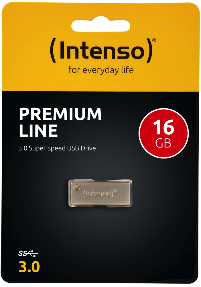 Intenso USB Stick 16GB Speicherstick Premium Line USB 3.0
