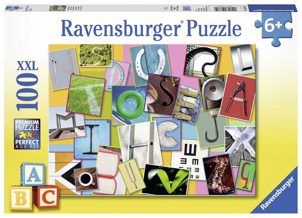 100 Teile Ravensburger Kinder Puzzle XXL Lustiges Alphabet 10761 100-teile-ravensburger-kinder-puzzle-xxl-lustiges-alphabet-10761