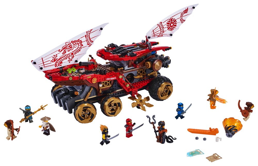LEGO® NINJAGO Wüstensegler 1178 Teile 70677