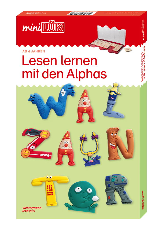 LÜK miniLÜK Set Bücher und Kontrollgerät Lesen lernen mit den Alphas ab ...