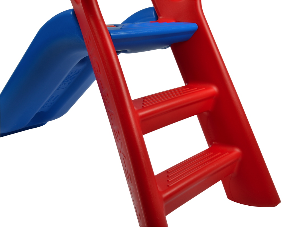 BIG Outdoor Spielzeug Garten Rutsche Baby Slide rot, blau 800056704