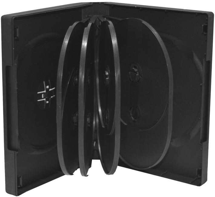 3 Mediarange DVD Hüllen 10er Box 33 mm für je 10 BD / CD / DVD schwarz