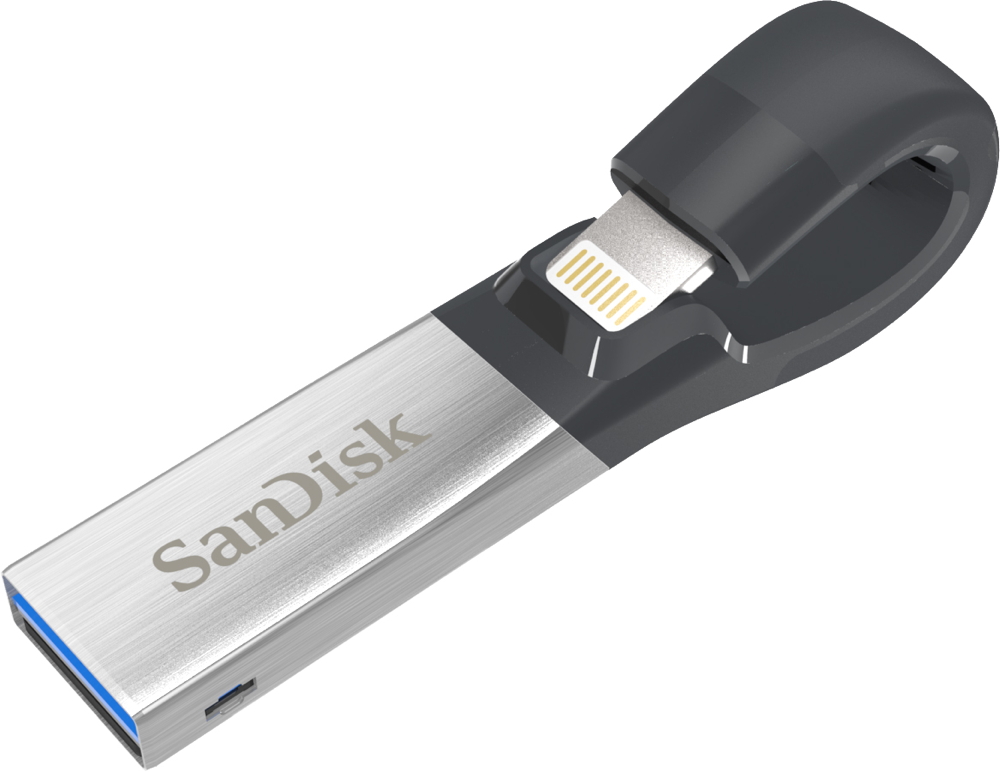 Sandisk USB Stick 64GB Speicherstick iXpand Flash Drive silber USB 3.0 ...