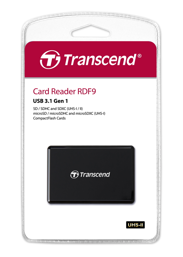Transcend Card Reader RDF9 Micro Card SD / SDHC / SDXC UHS-II schwarz ...